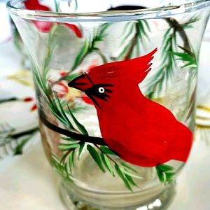 Accents | Vintage Red Cardinal Votive Candle Holders | Poshmark